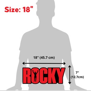 Rocky Balboa Sign LED Lightbox Wall Art Rocky Balboa Decor, Crossfit ...