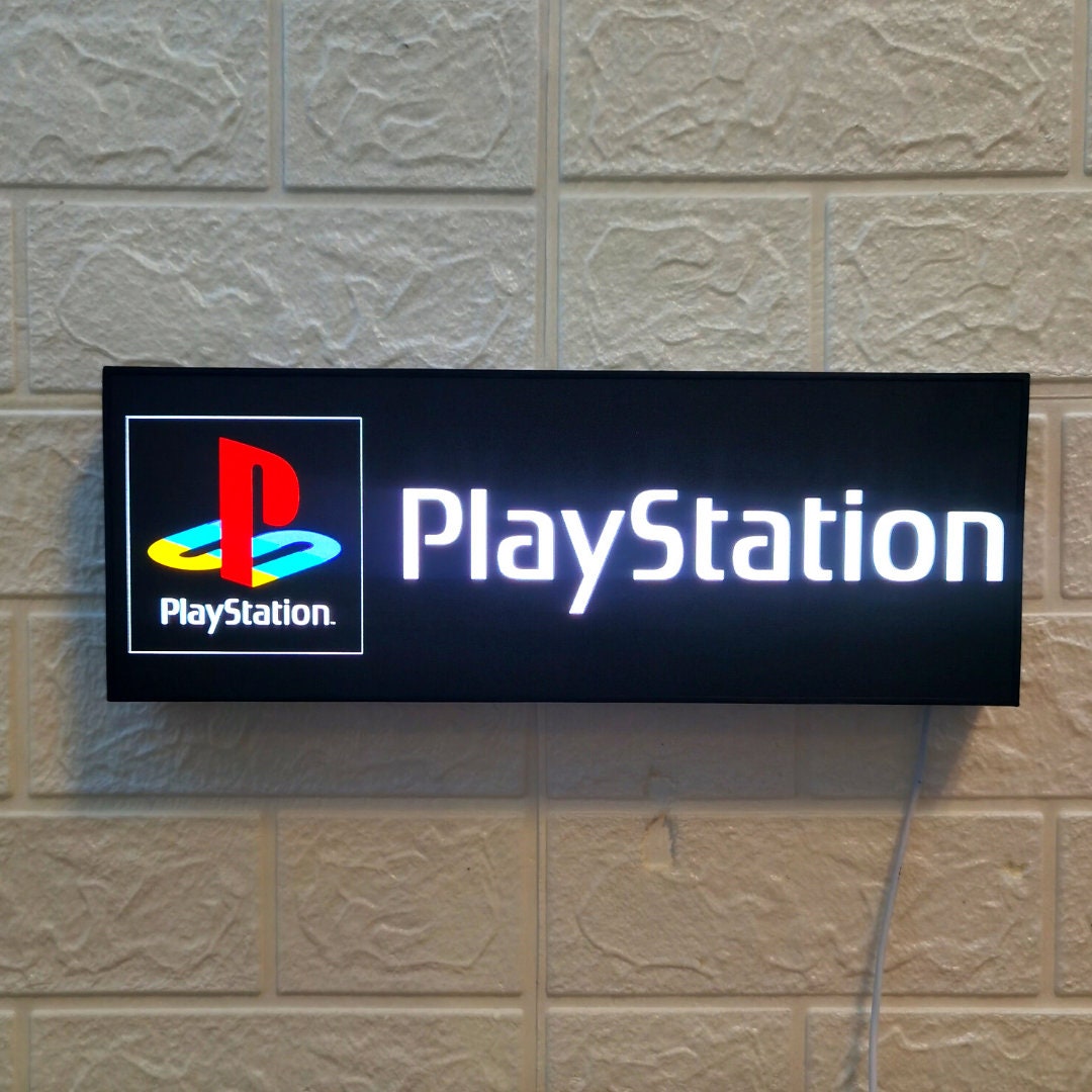 Playstation Classic Logo Man Cave Lights Playstation Sign - Etsy