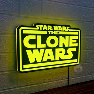 Star Wars Lightbox, the Clone Wars Design | LED Lightbox Powered by USB ...