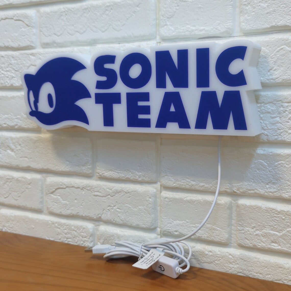 Sonic the Hedgehog Sonic Team Design Lightbox Hedgehog Gifts - Etsy