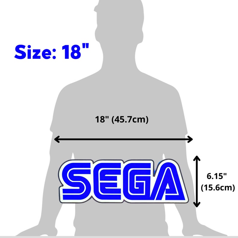 SEGA Sign for Gaming Room Decor Sega CD Sega Genesis Sega - Etsy