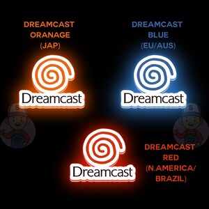 SEGA Dreamcast LED Lightbox: 3D Printed Gaming Room Decor - Etsy