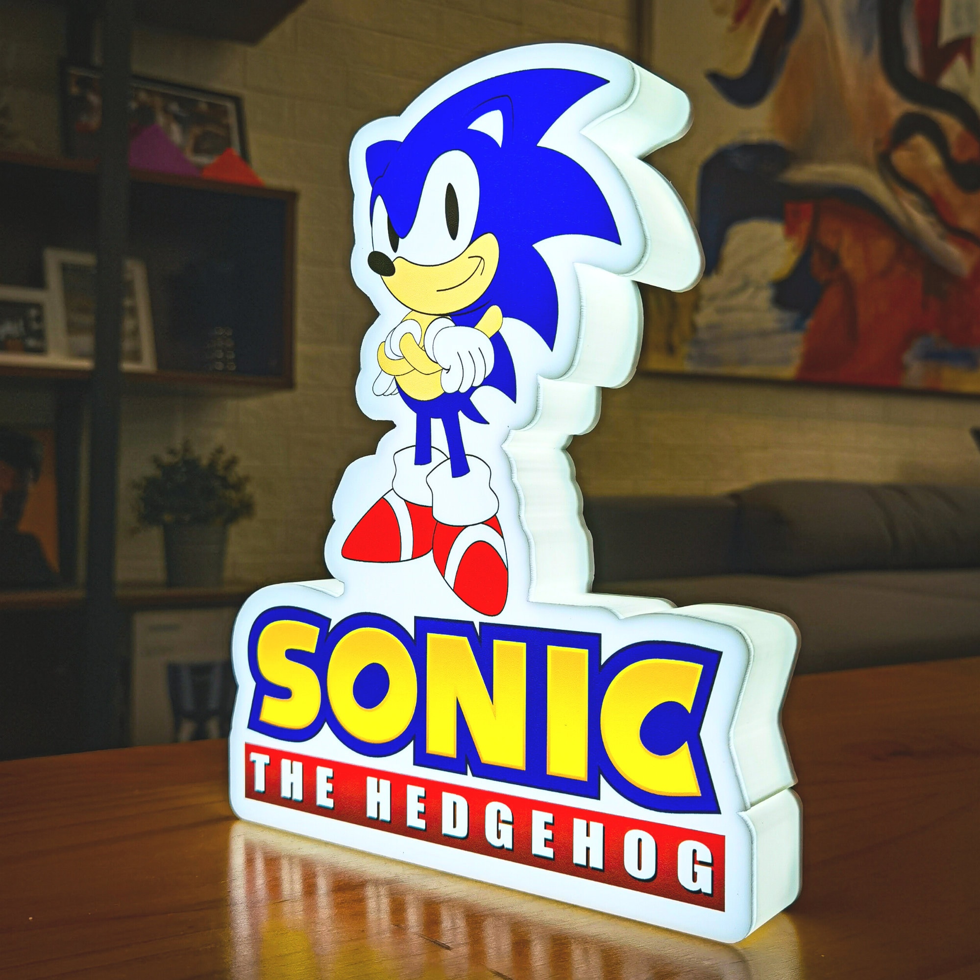 Sonic the Hedgehog Lightbox Hedgehog Gifts 3D Printed and - Etsy Canada
