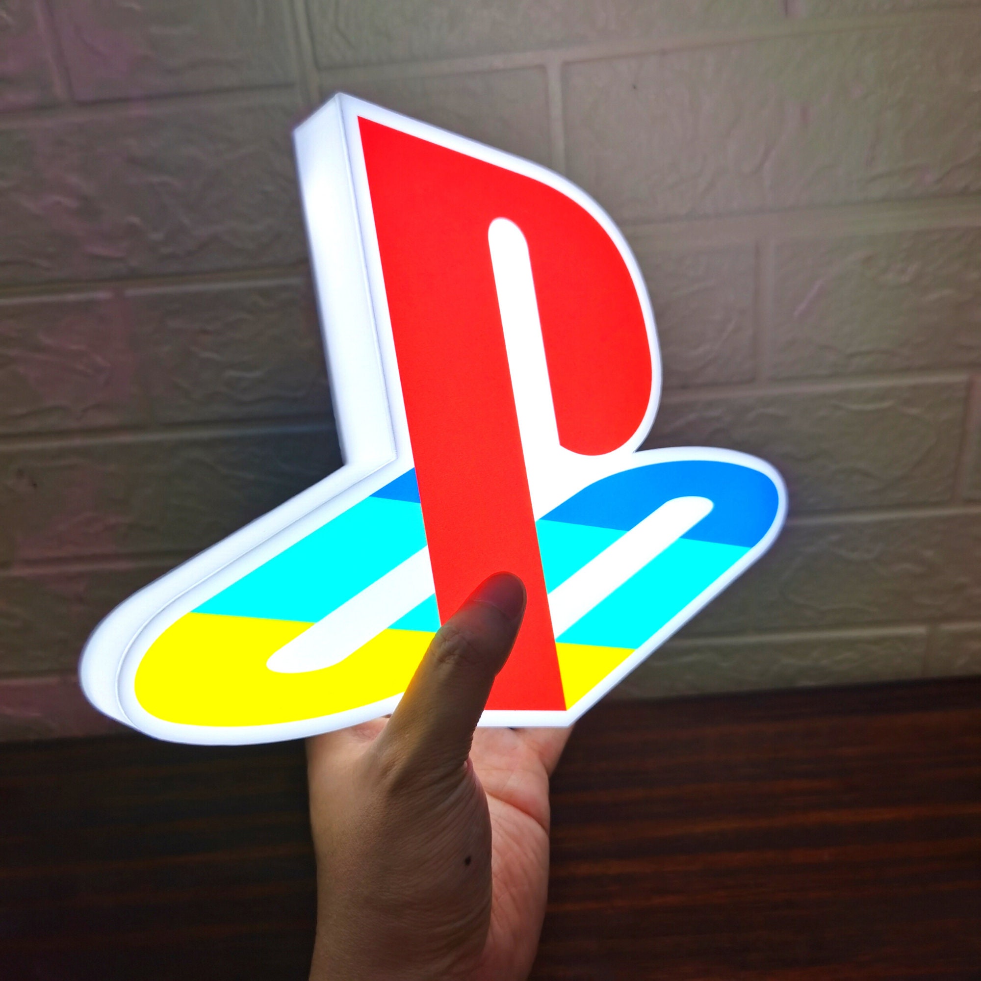 Playstation Classic Logo Man Cave Lights Playstation Sign | Etsy