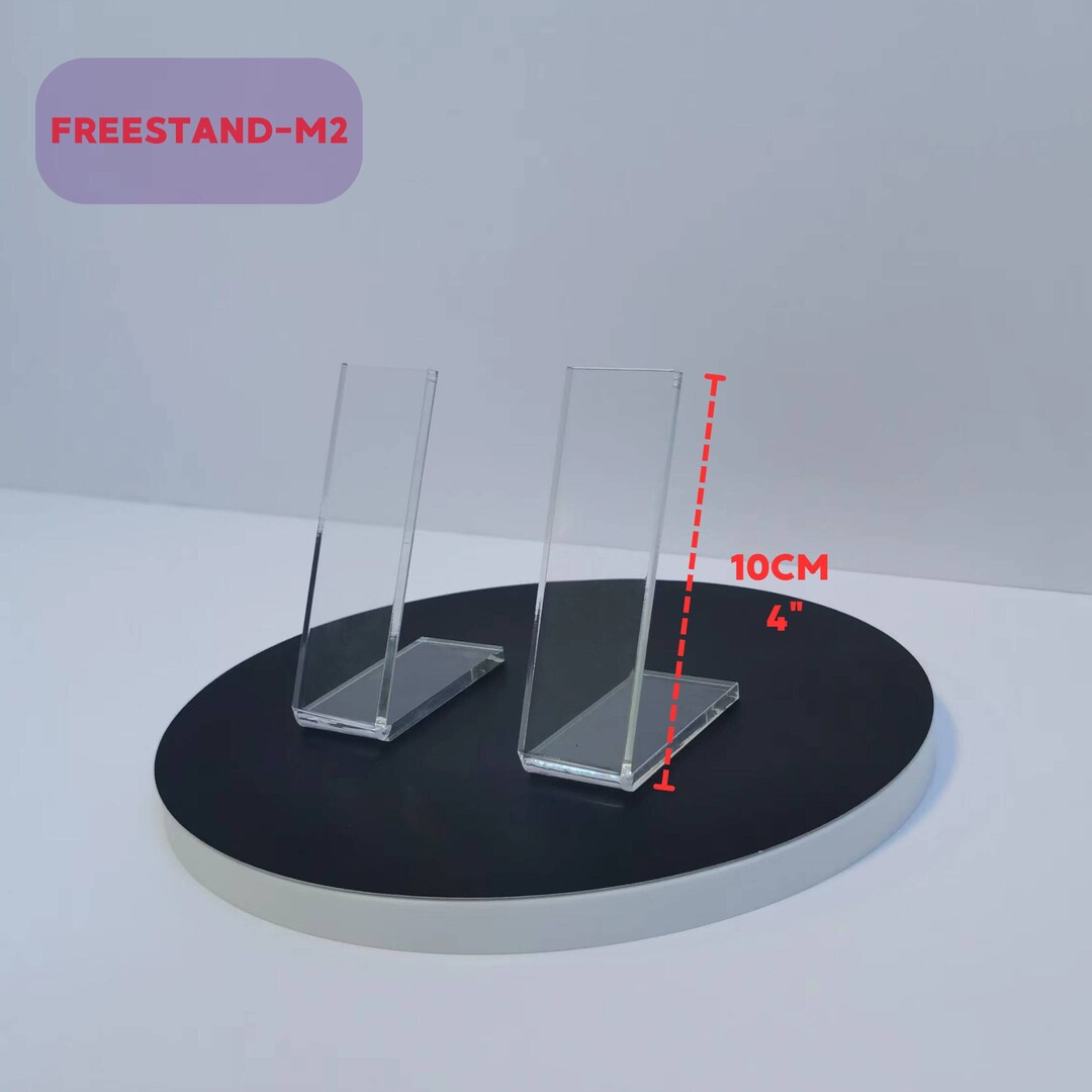 Lightbox Free Standing Kit | Clear Acrylic Back Stand | - Etsy