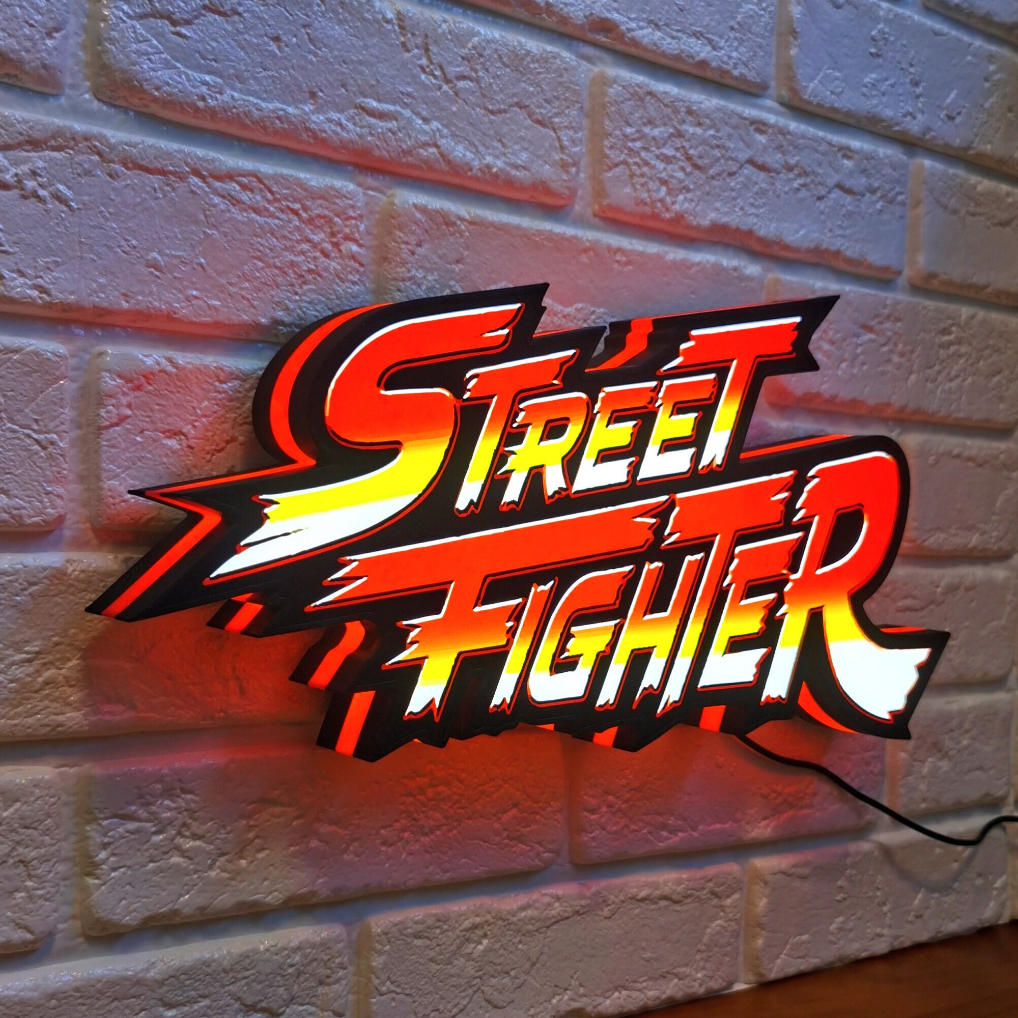 Street Fighter LED Lightbox Powered by USB & Full Dimmable - Etsy