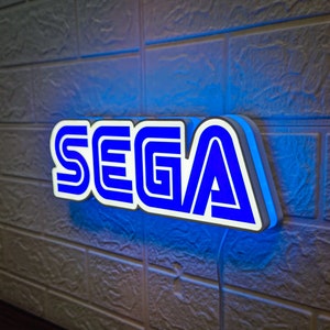 SEGA Sign for Gaming Room Decor Sega CD Sega Genesis Sega - Etsy