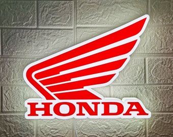Honda Motorcycle Led Sign - Etsy