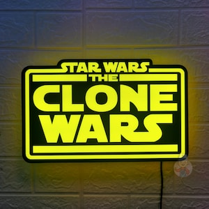 Star Wars Lightbox, the Clone Wars Design | LED Lightbox Powered by USB ...