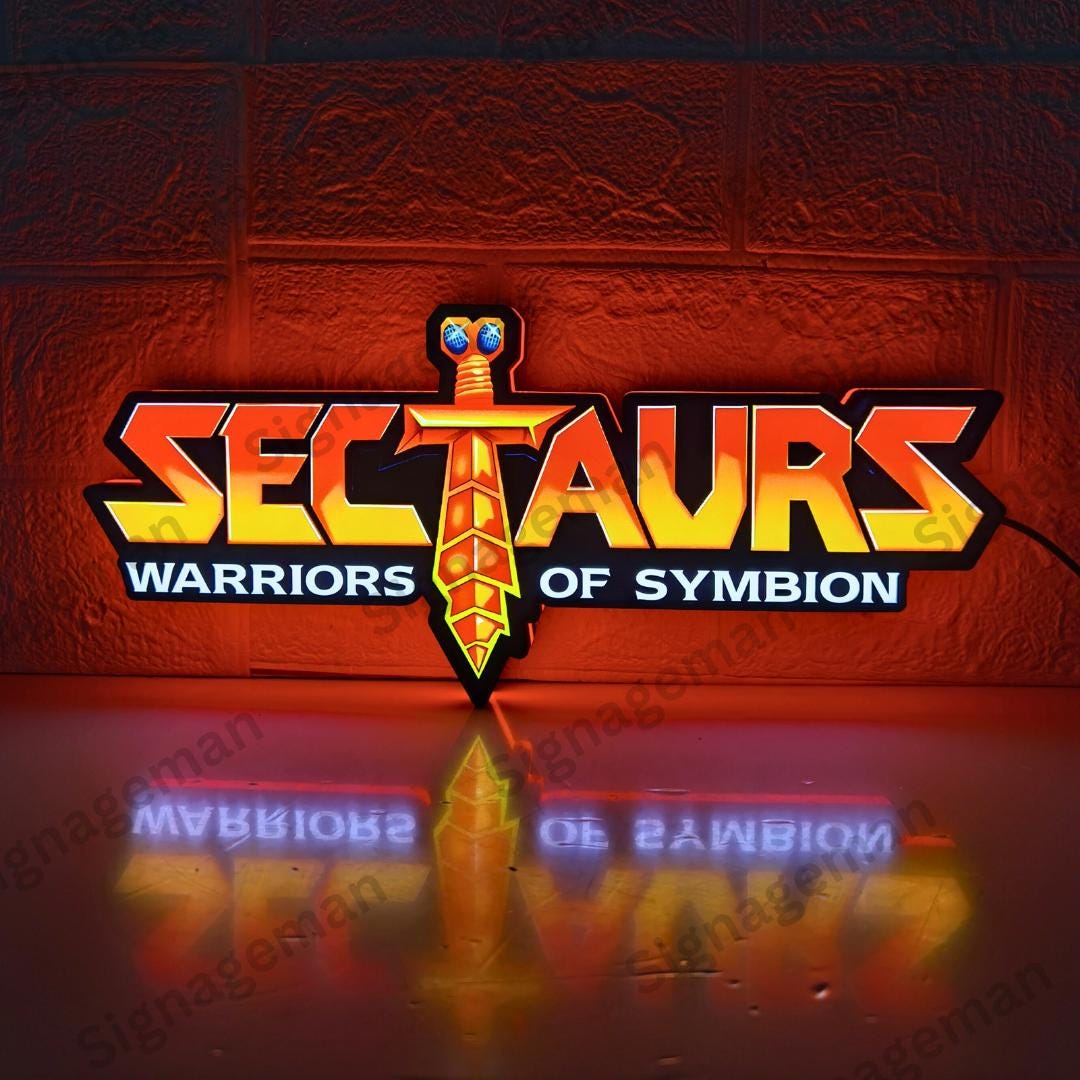 Sectaurs Warriors of Symbion Logo LED Sign | 3D Printed, USB Powered ...