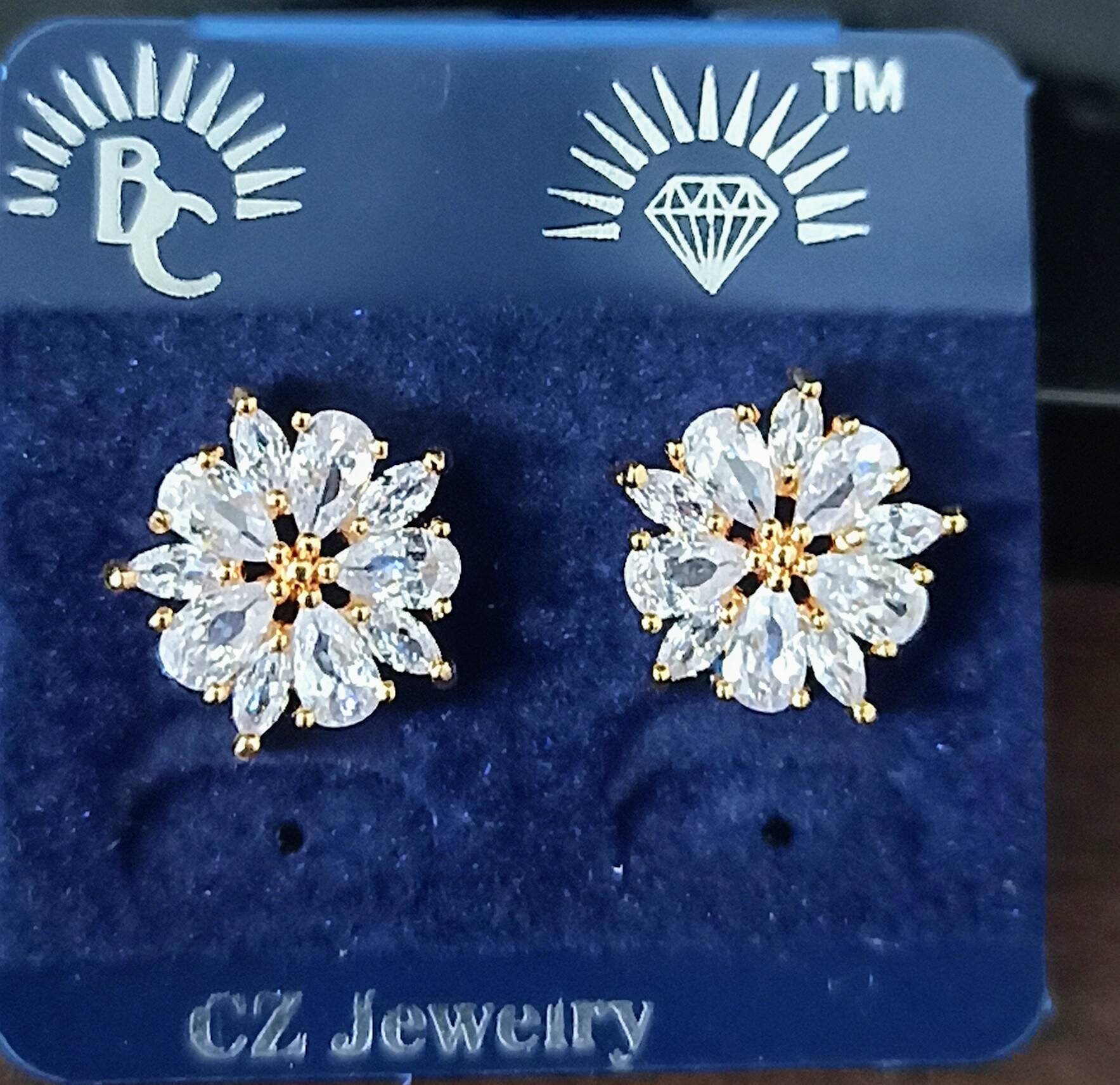 Ad Stud Earrings,stud Earrings,ad Tops Earrings, Indian Jewellery ...