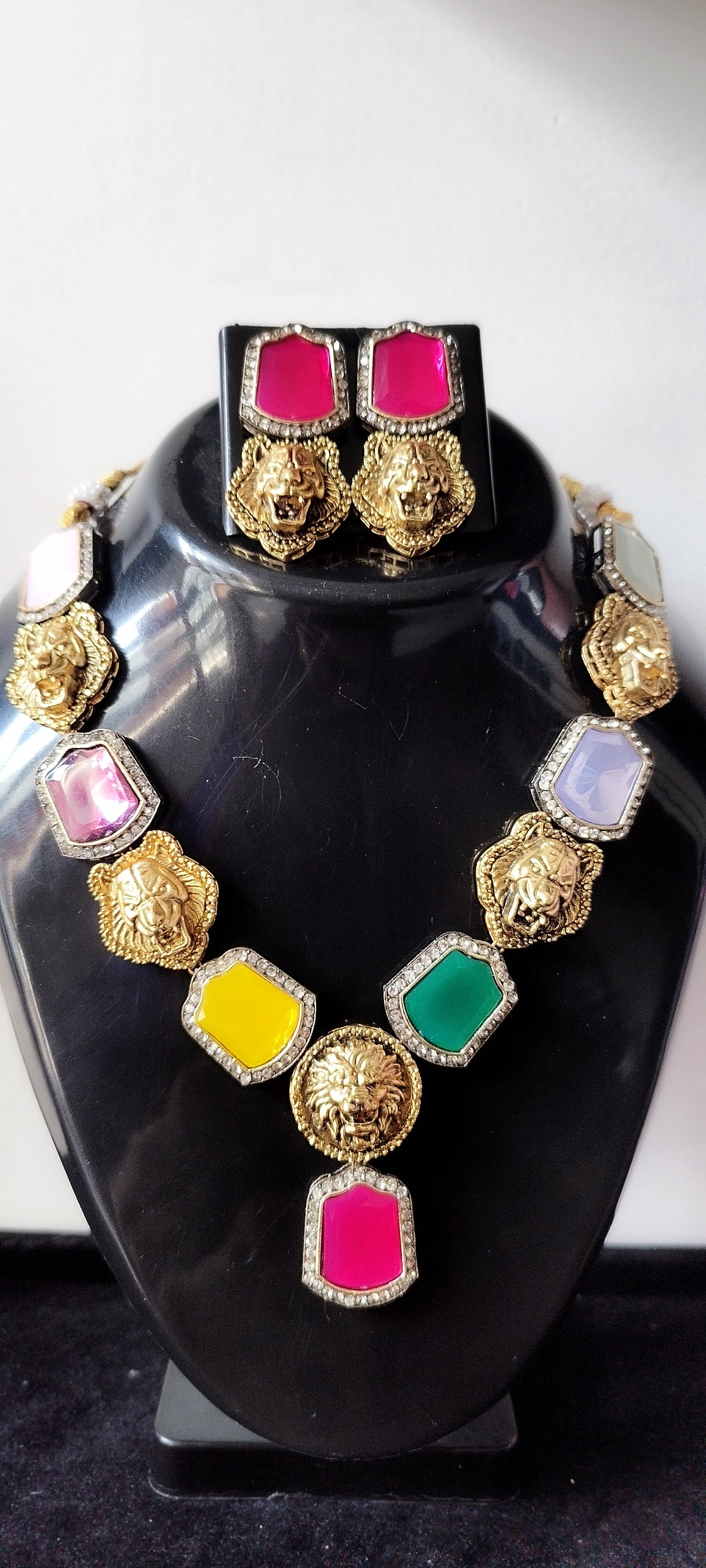 Buy Sabyasachi Inspired Most Premium Panther Lion Finish Victorian ...