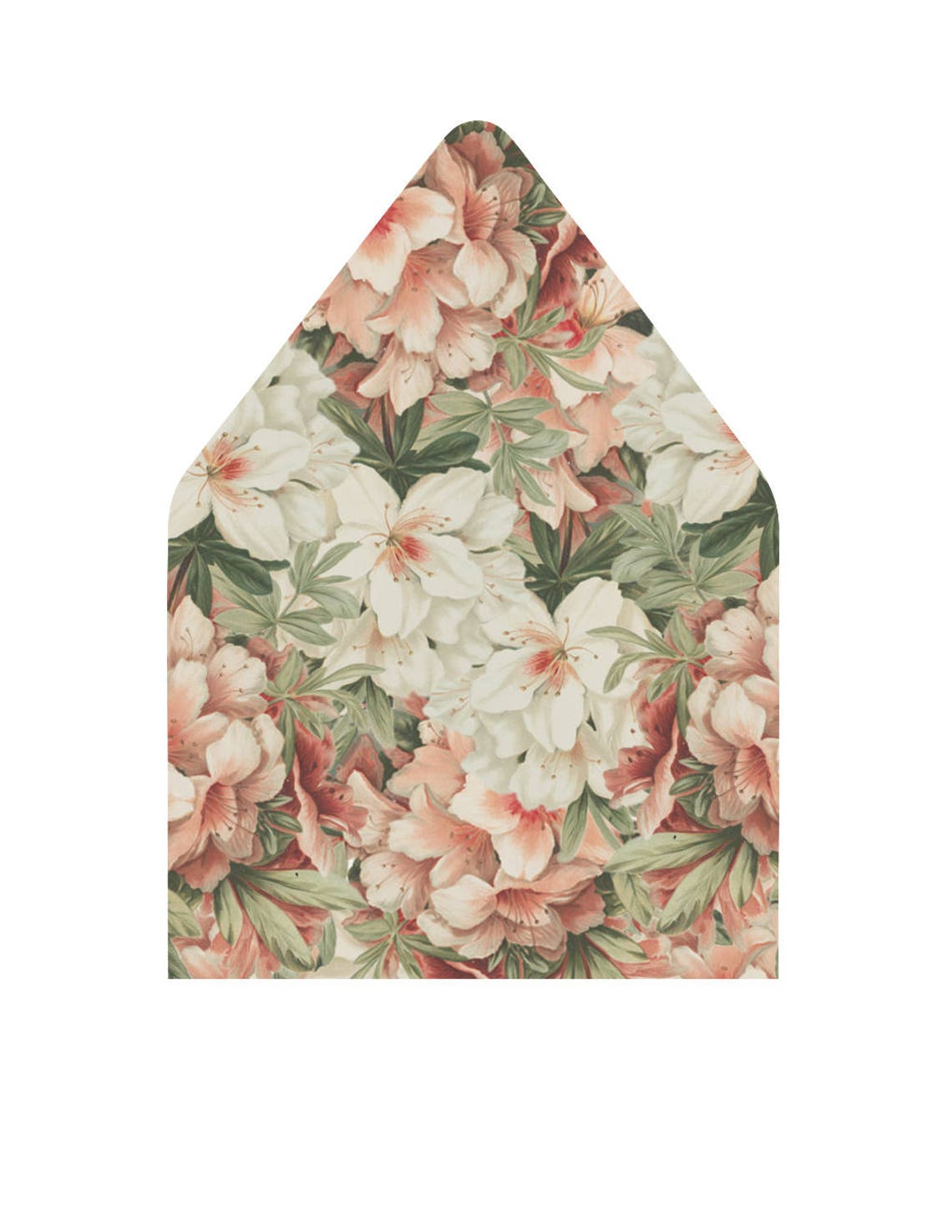 Printable Envelope Liners / A7 and A2 / Floral / AZALEA COLLECTION - Etsy