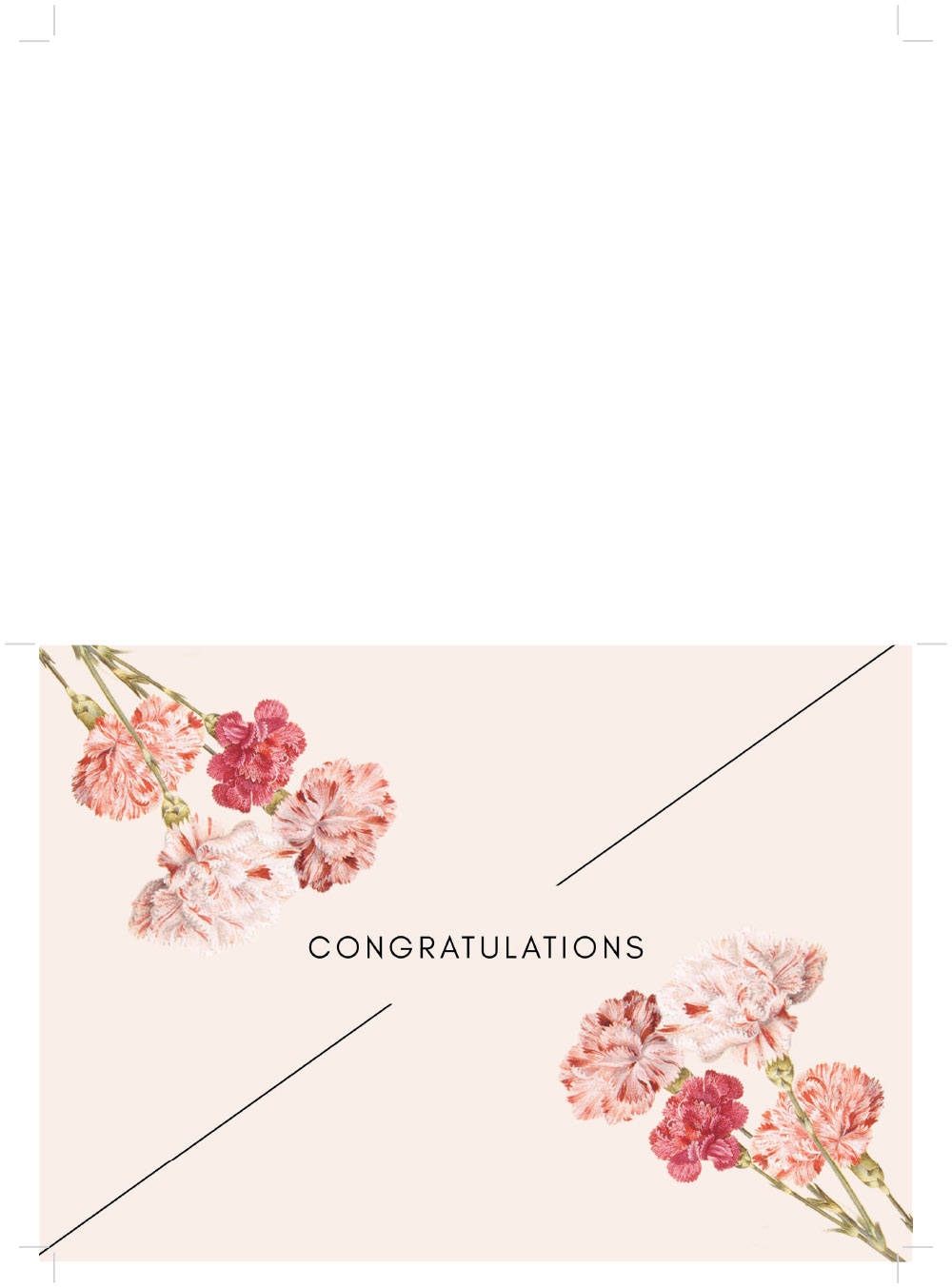Congratulations Card / Instant Download / Printable / E-card / Floral ...