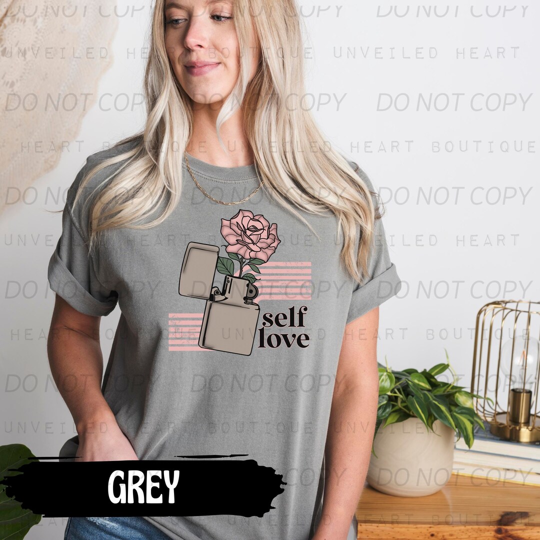 Self Love Self Care Retro Lighter Roses Vintage - Etsy