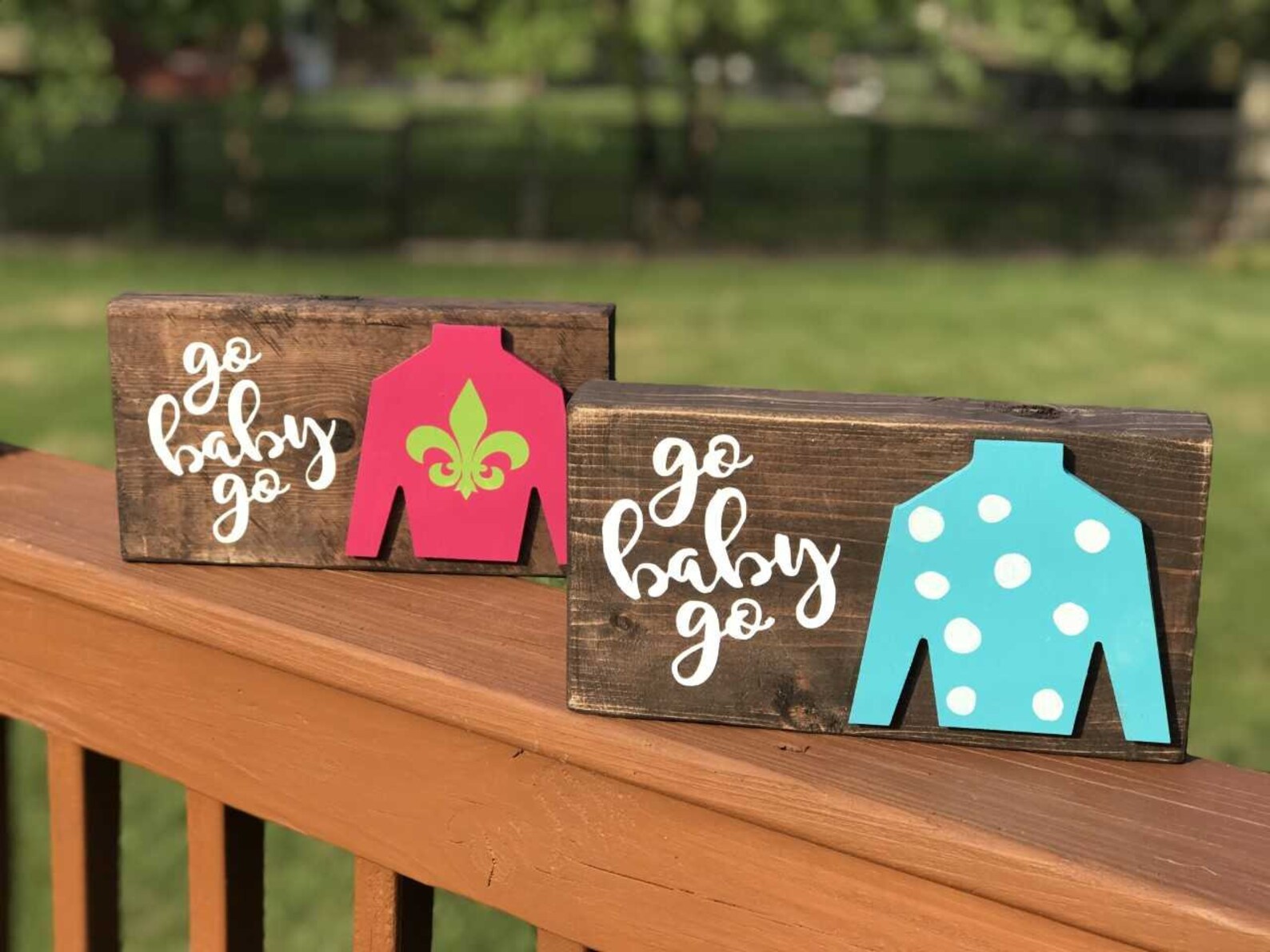Go Baby Go Race Horse Sign Derby Sign Kentucky Derby Decor - Etsy