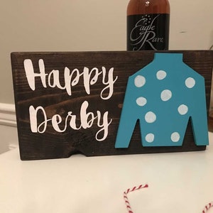 Happy Derby Sign, Kentucky Derby Sign, Jockey Sign, Kentucky Derby ...