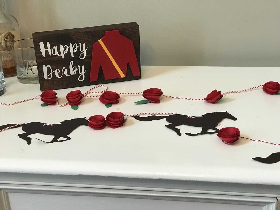 Happy Derby Sign Kentucky Derby Sign Jockey Sign Kentucky | Etsy