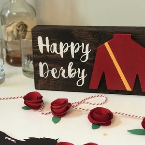 Happy Derby Sign, Kentucky Derby Sign, Jockey Sign, Kentucky Derby ...