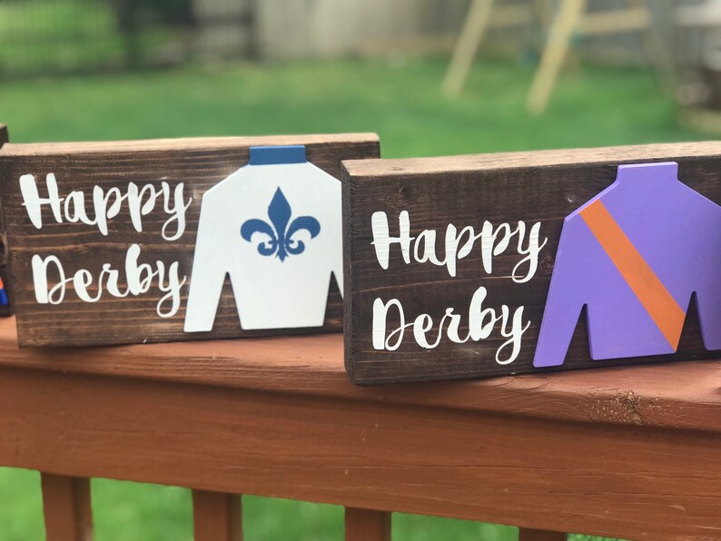 Happy Derby Sign Kentucky Derby Sign Jockey Sign Kentucky | Etsy