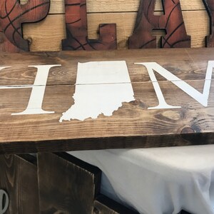 Indiana Home Sign Home Indiana - Etsy