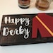 Happy Derby Sign, Kentucky Derby Sign, Jockey Sign, Kentucky Derby ...