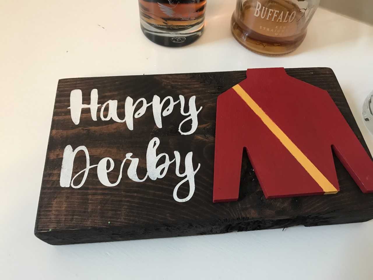 Happy Derby Sign Kentucky Derby Sign Jockey Sign Kentucky | Etsy