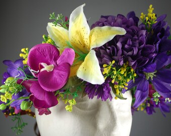 Flower head piece | Etsy