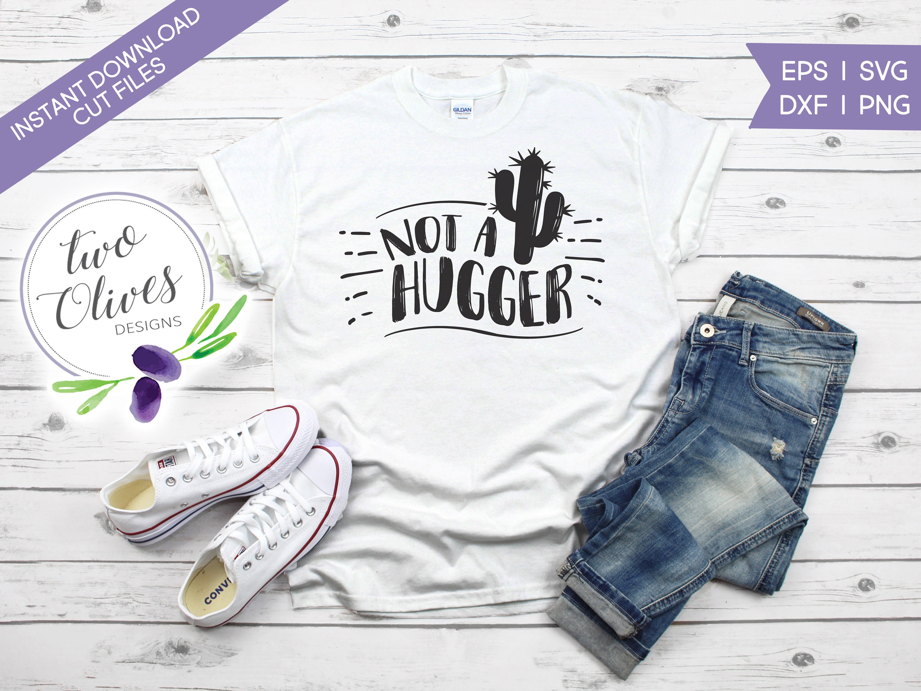 Not a Hugger Design SVG PNG DXF Files Instant Download | Etsy