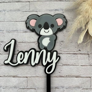 Koala Cake Topper, 1st Birthday, Australian Cake Topper, Australian ...