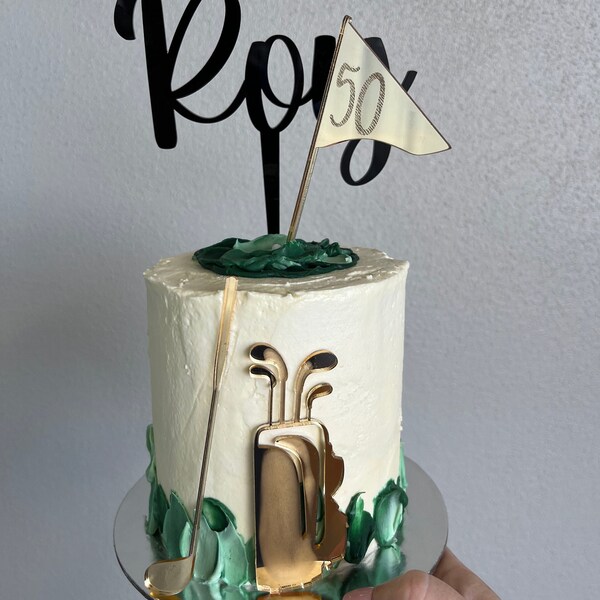 Golf Cake Topper - Etsy
