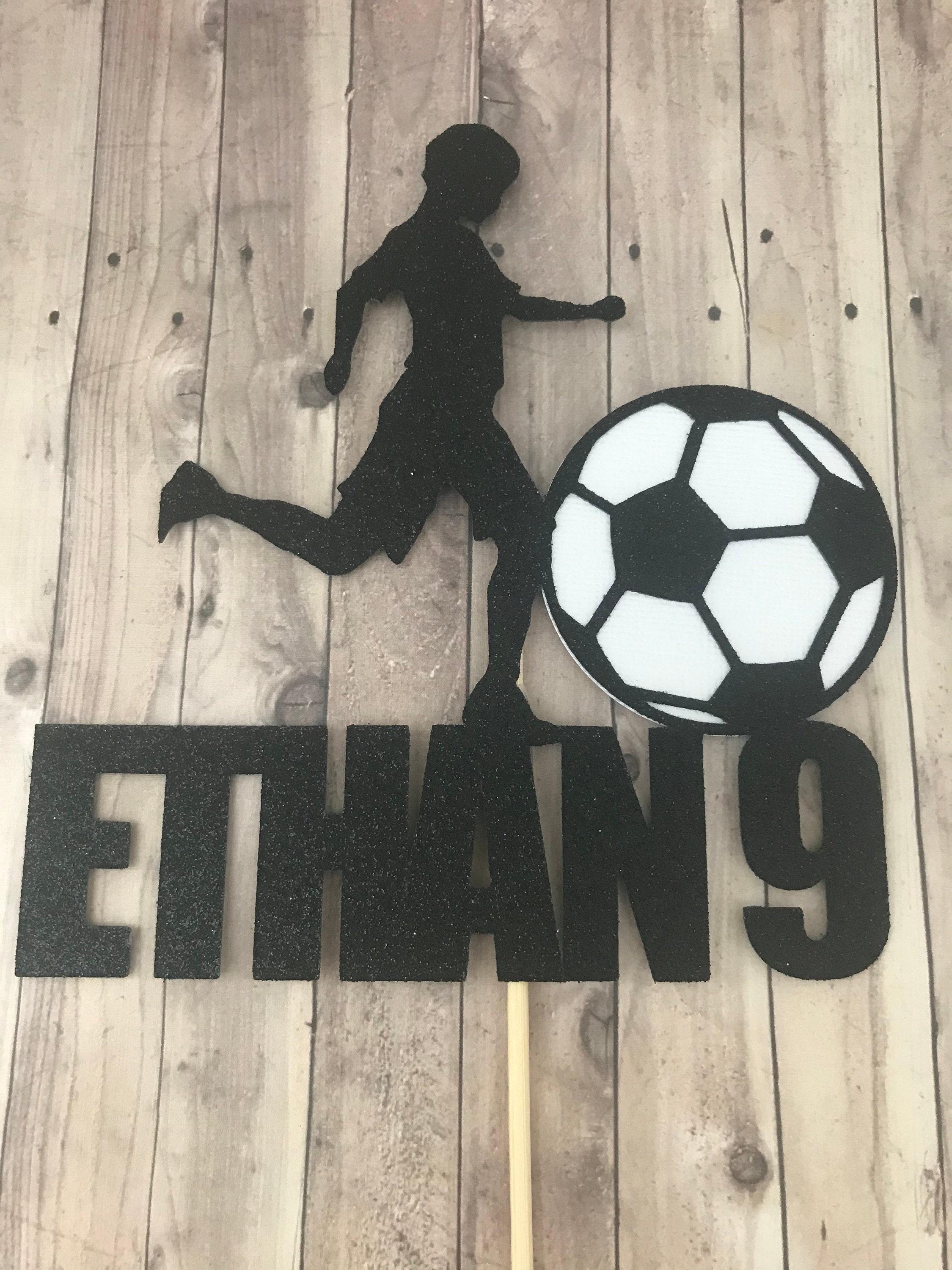 Soccer Cake Topper Footballer Cake Topper Soccer Party | Etsy Canada