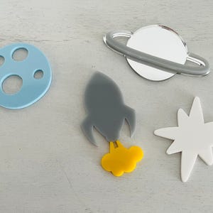 Space Cake Topper, Rocket Cake, Space Theme Cake Topper, Boys 1st ...