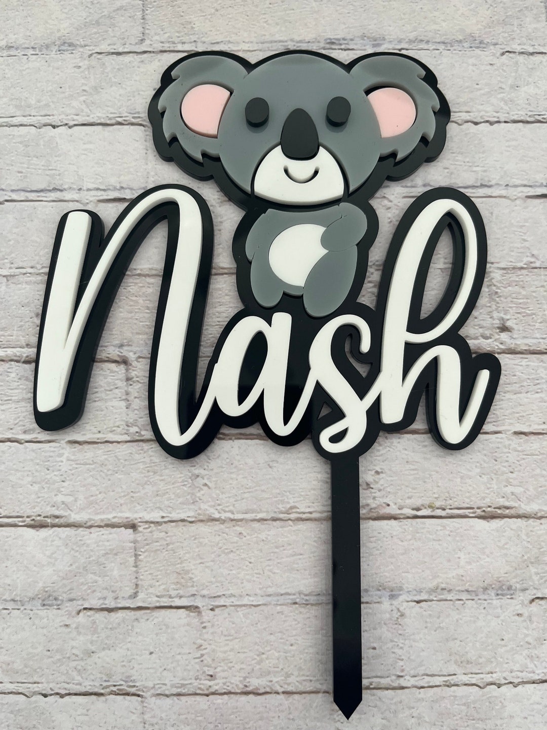 Koala Cake Topper, 1st Birthday, Australian Cake Topper, Australian ...