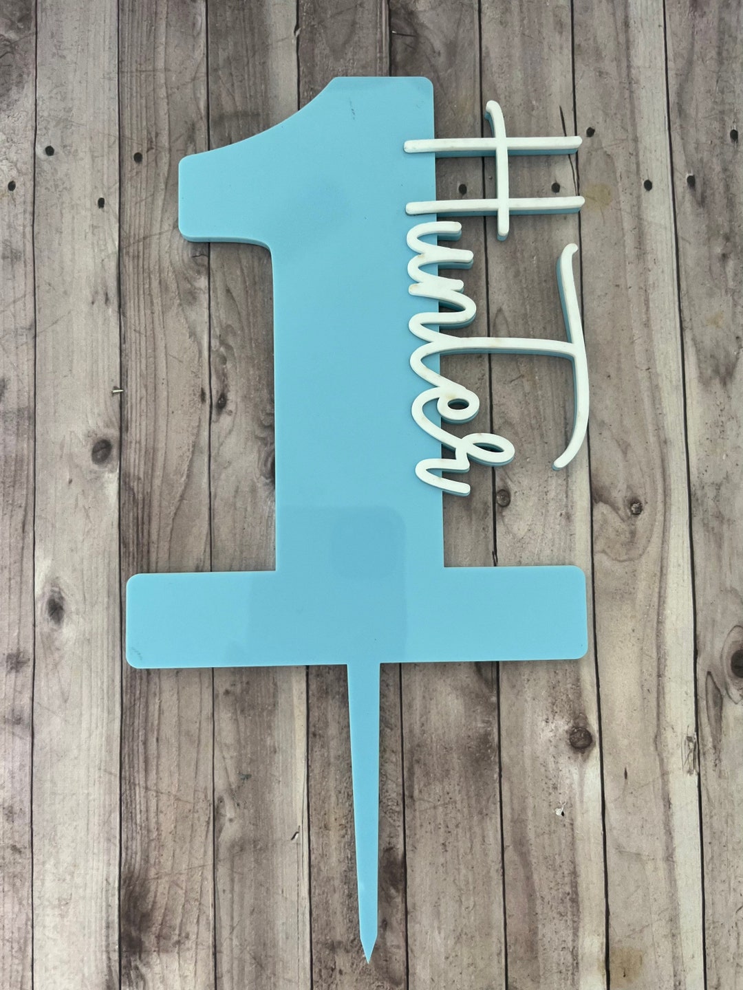 One Cake Topper Boy, 1st Cake Topper Boy, First Birthday Cake, 1st ...