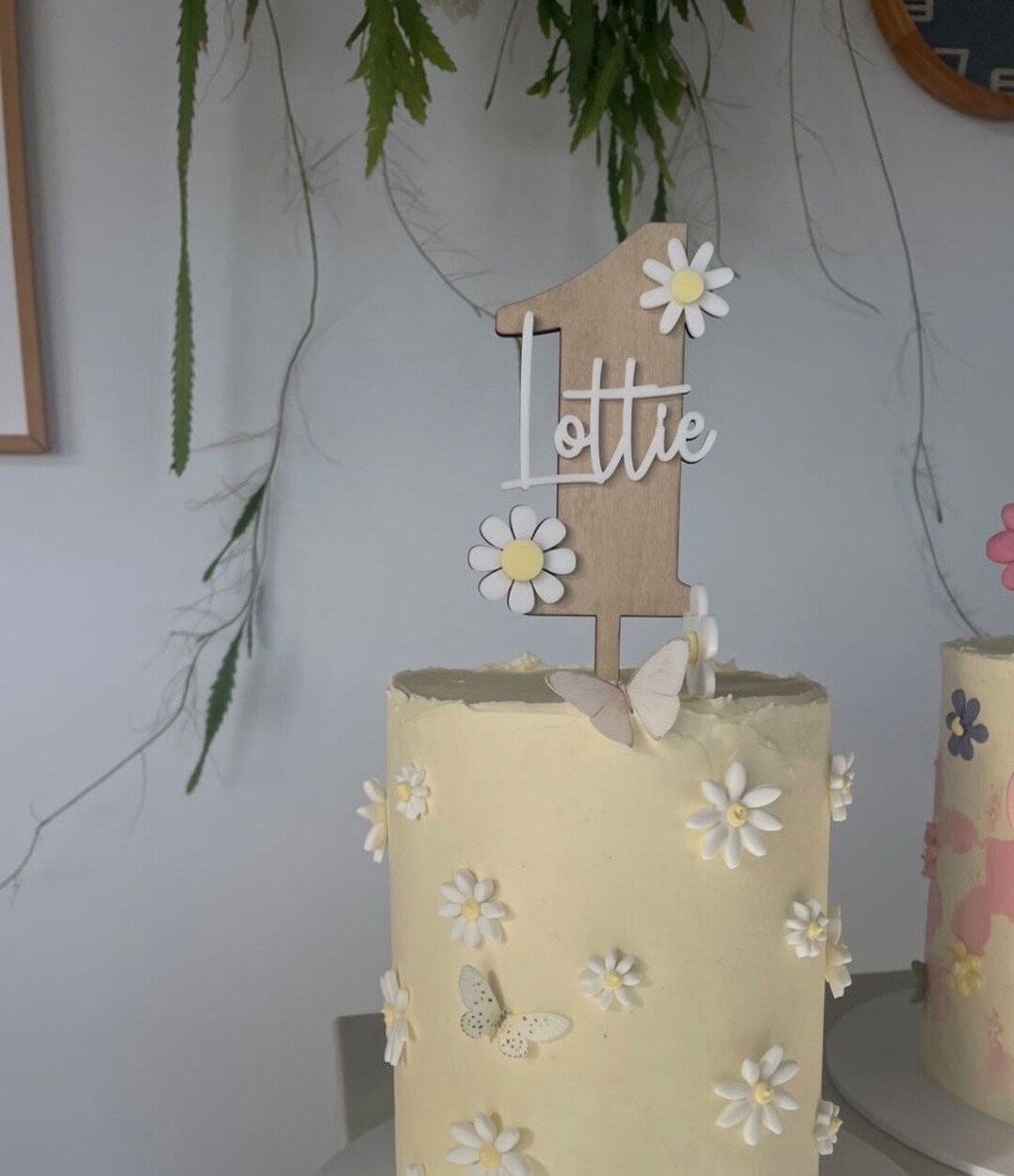 Daisy One Cake Topper 1st Birthday Cake Topper Daisy Theme - Etsy Australia