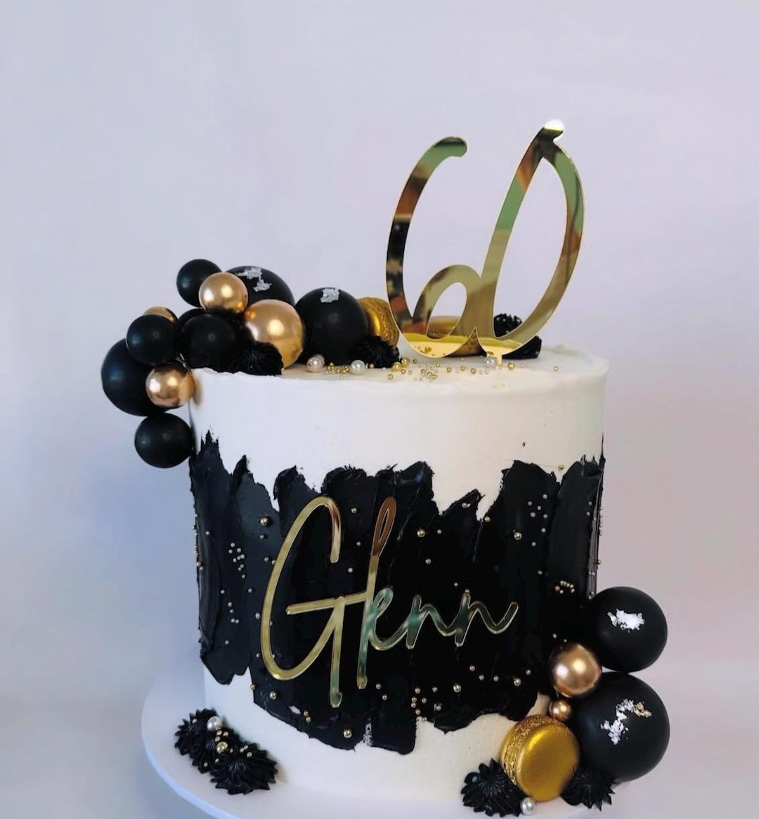 Custom Acrylic Name Cake Topper: Birthday Celebration Charm - Etsy