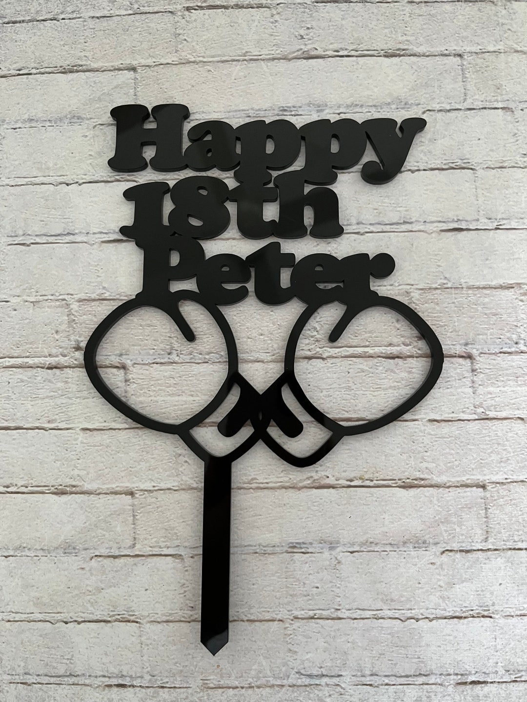 Boxing Cake Topper, Boxer Theme Party, Sports Cake Topper, Mens Cake ...