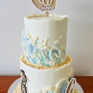 Shaka Cake Topper, Surf Theme Party, Surfer Cake Topper, Teenage Cake ...