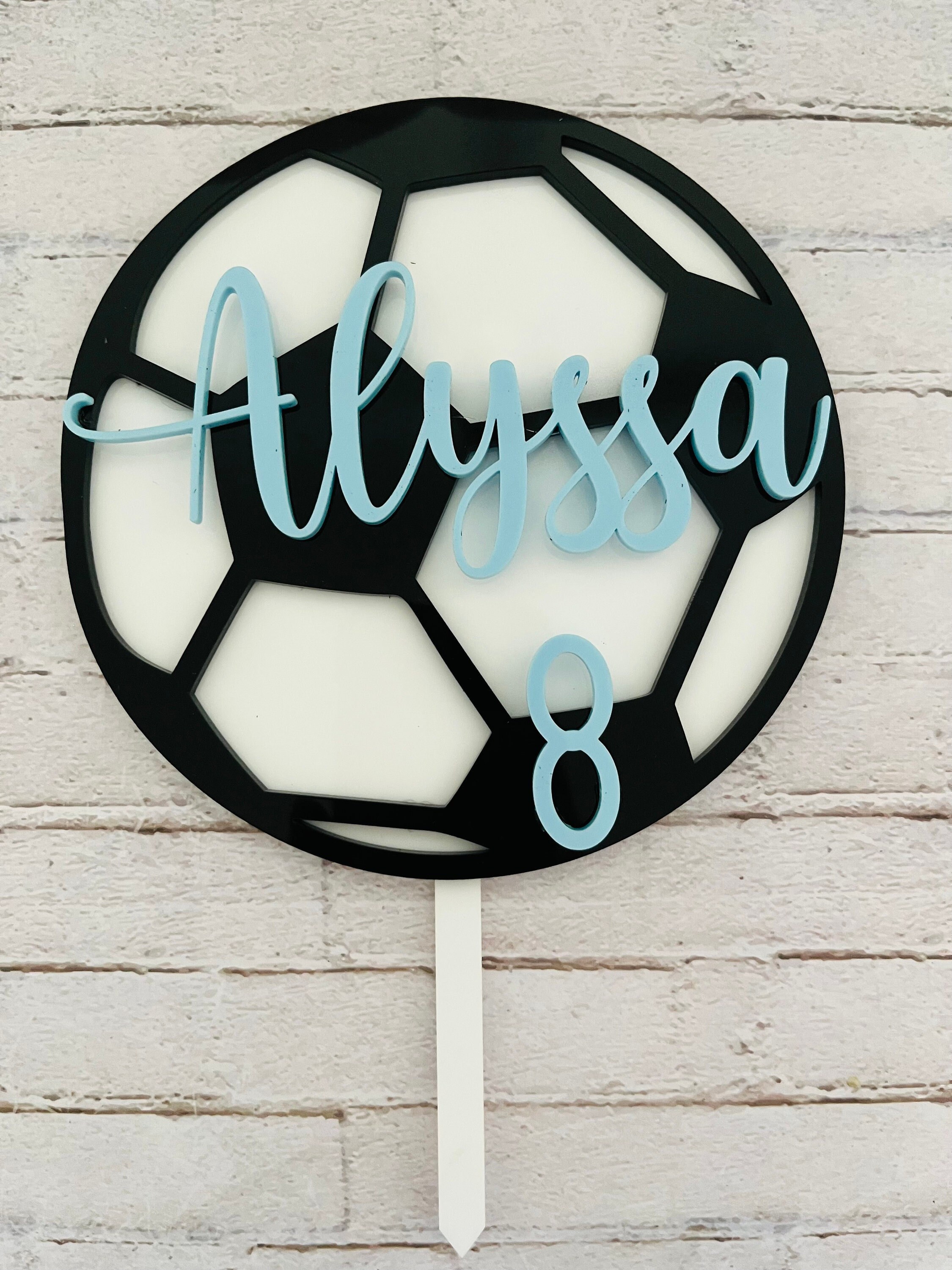 Soccer Cake Topper Footballer Cake Topper Soccer Party - Etsy Canada