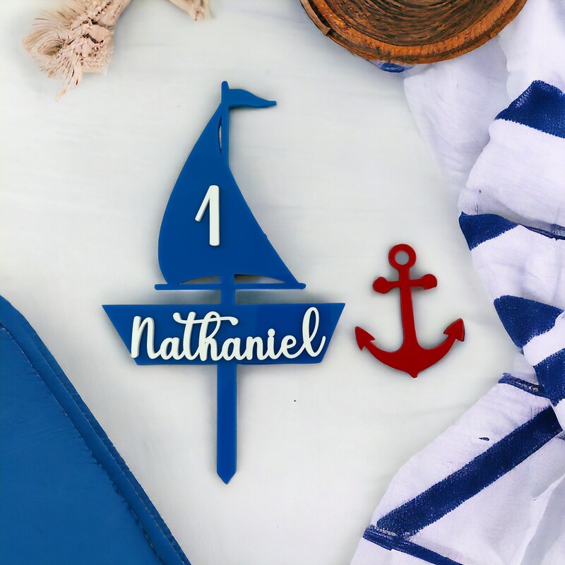 Nautical Cake Topper - Etsy UK