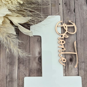 One Cake Topper Girl, 1 Cake Topper Girl, First Birthday Cake Decor ...