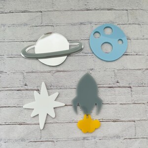 Space Cake Topper, Rocket Cake, Space Theme Cake Topper, Boys 1st ...