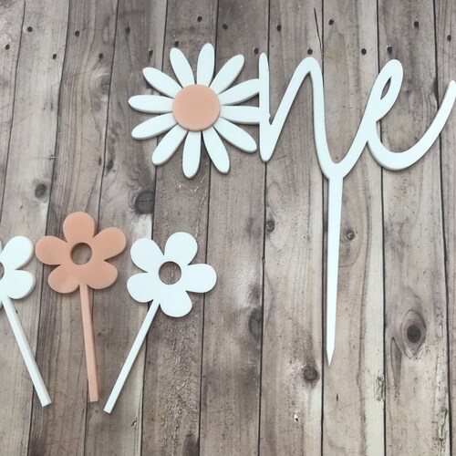 Daisy Cake Topper 1st Birthday Cake Topper Daisy Theme - Etsy
