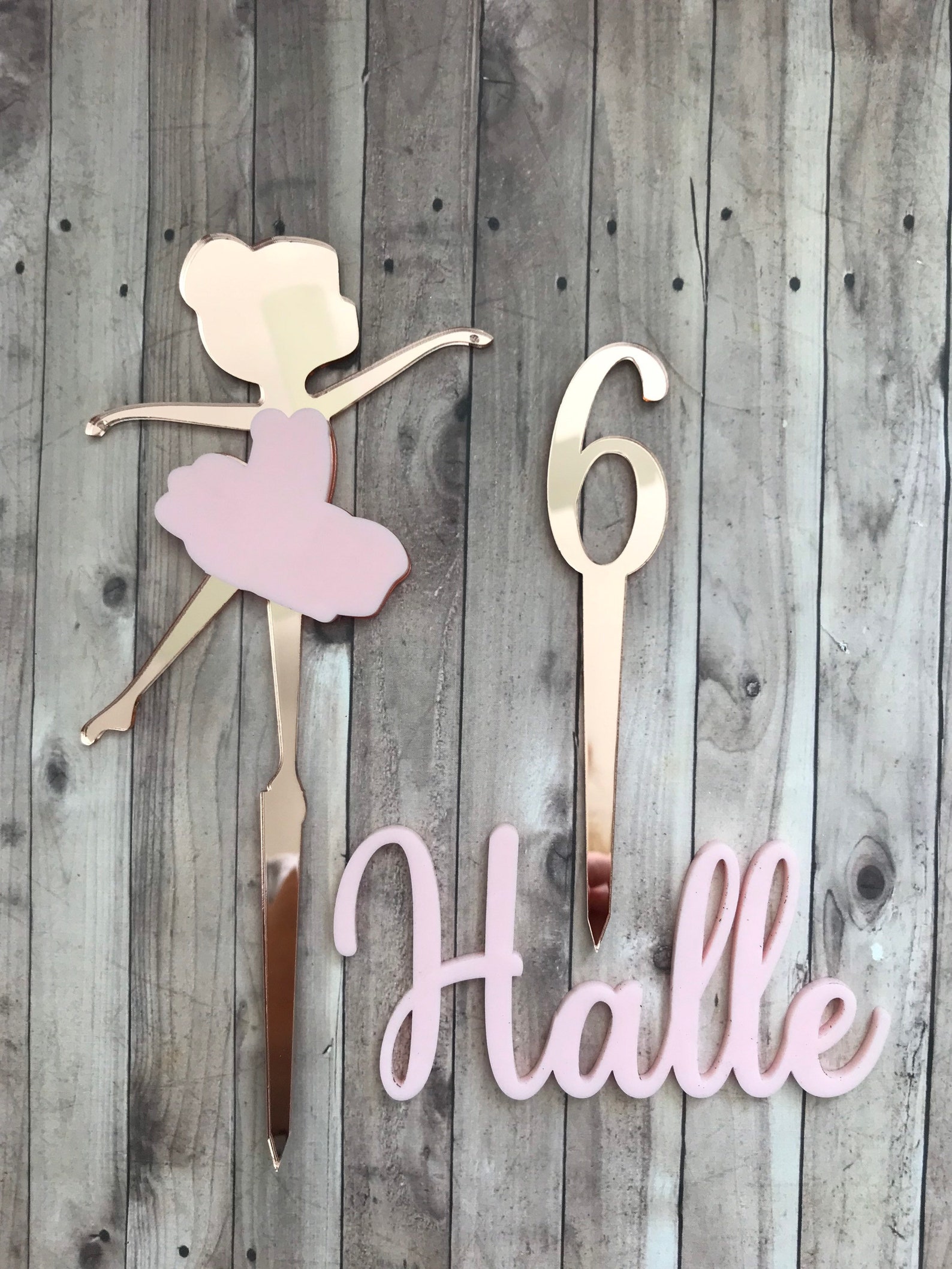 Ballerina Cake Topper, Ballet Cake Topper, Dance Theme Cake Topper ...