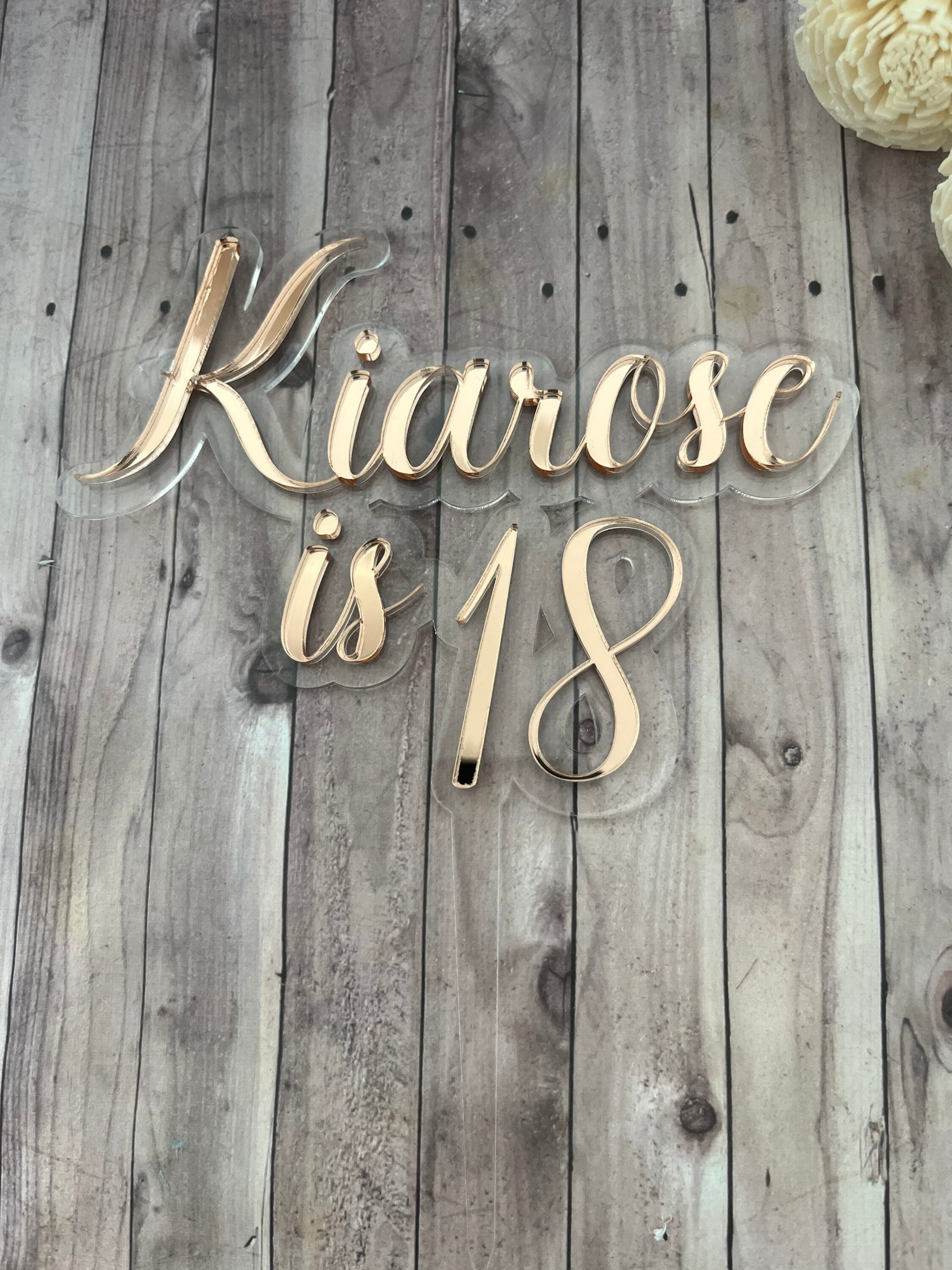 18th Cake Topper 18th Birthday Cake Topper Personalised Cake - Etsy ...