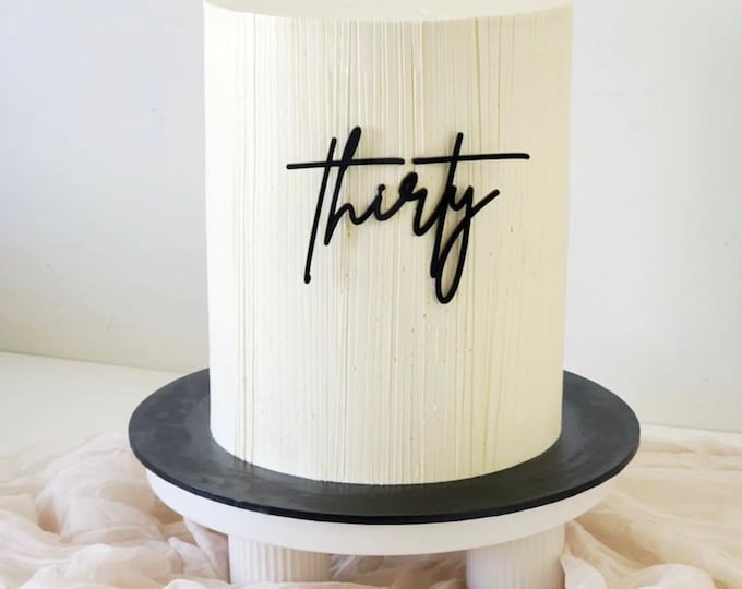 Happy Birthday Cake Topper, Circle Cake Topper, Birthday Celebration ...