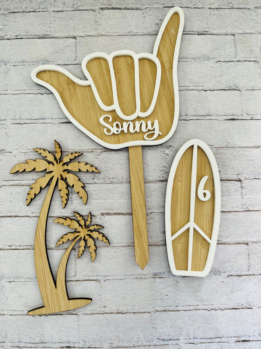 Shaka Cake Topper, Surf Theme Party, Surfer Cake Topper, Teenage Cake ...