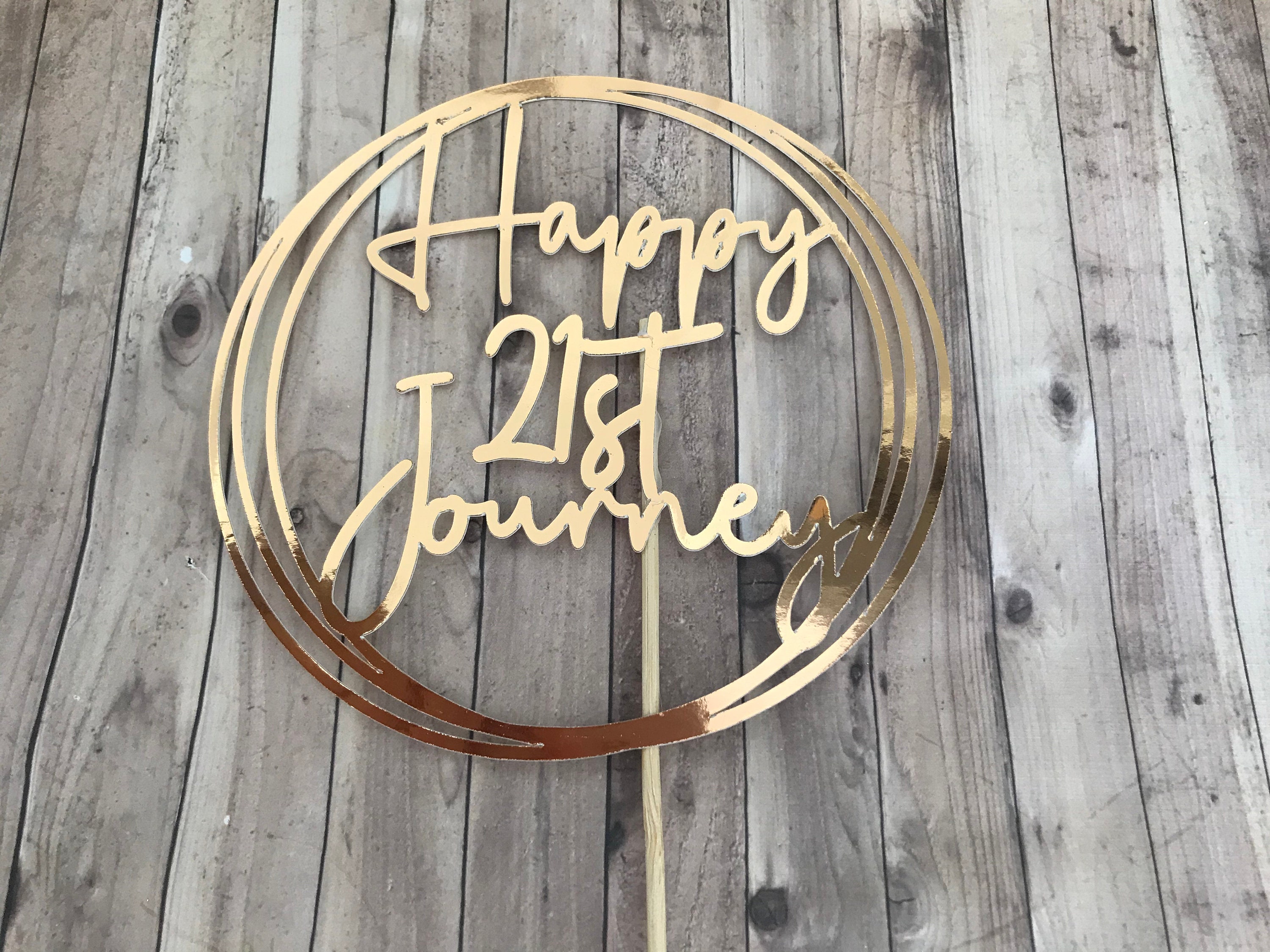 Circle Cake Topper Round Cake Topper Wreath Cake Topper 50 - Etsy Australia