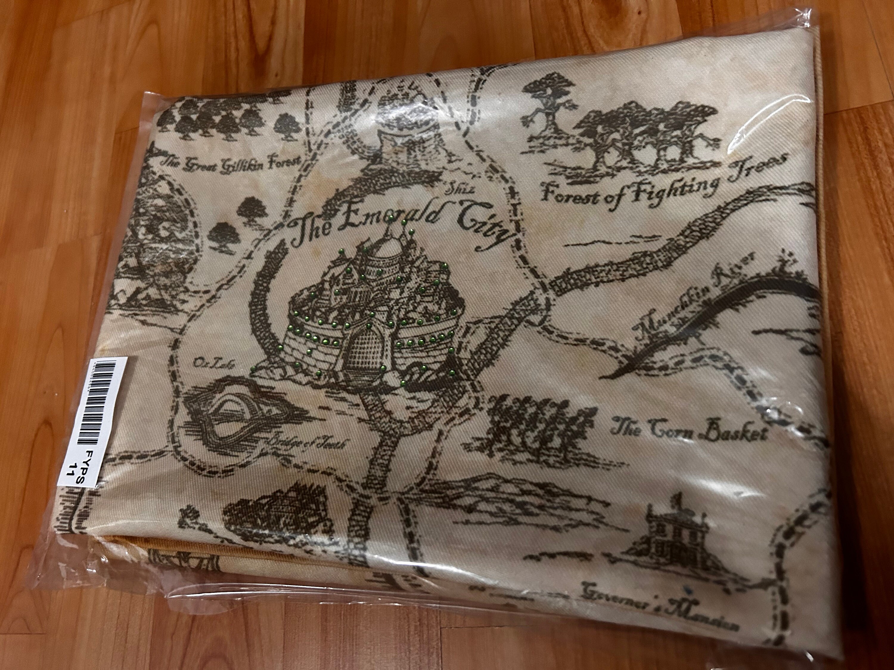 Wall Scroll Map of Land of Oz - Wicked - Etsy
